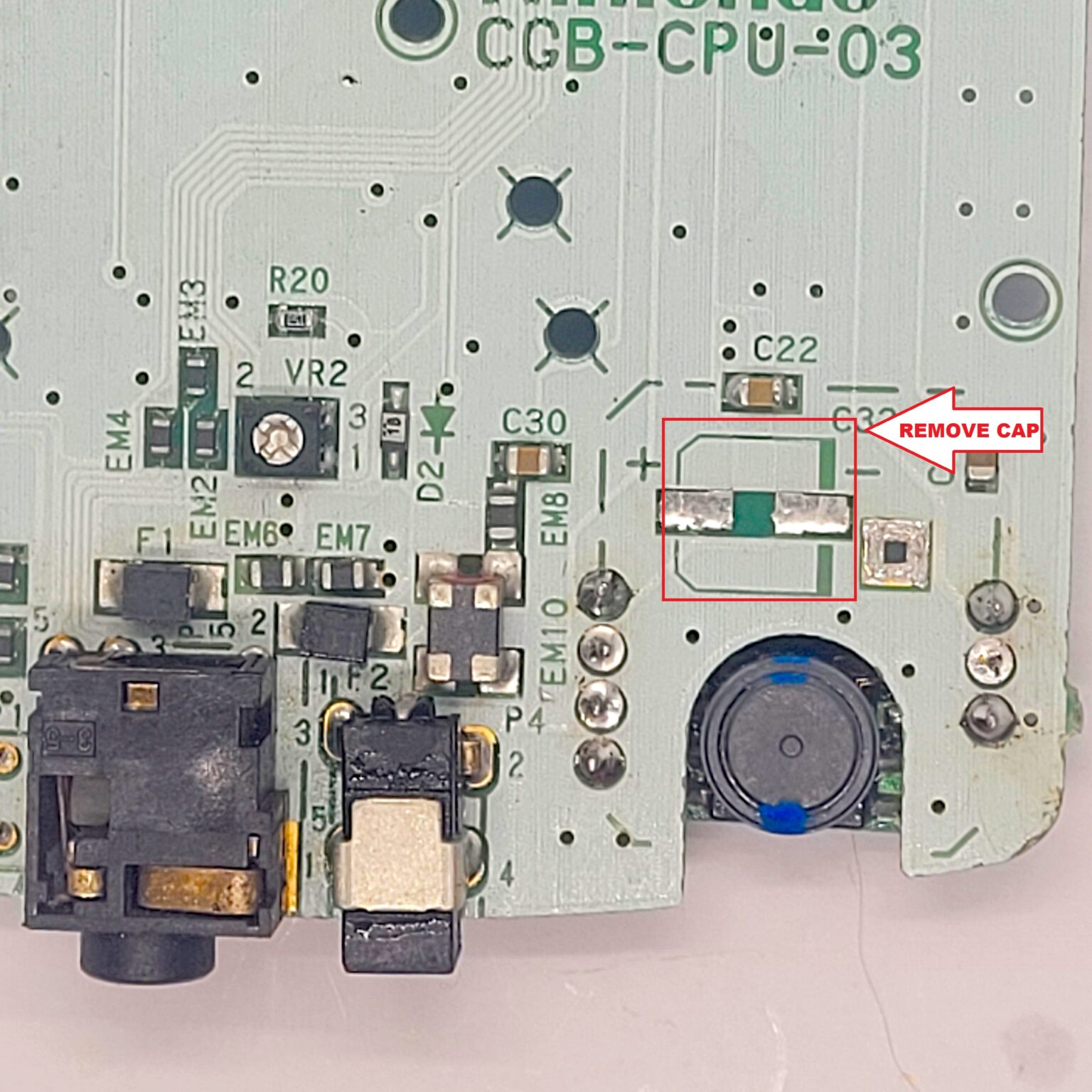 Game Boy Color Power Regulator - Helders Game Tech